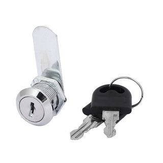 Drawer Cabinet Desk Keyed Alike Cam Lock 18mm x 16mm Thread w 2 Keys ...