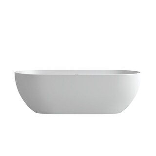 69 Inch Solid Surface Bathtub for Bathroom - Bed Bath & Beyond - 39374579