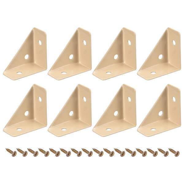 8Pcs Angle Corner Brackets 38x38mm Braces Joining Support with Screws ...