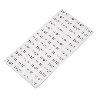 11-12T Clothes Size Sticker Label 11 to 12 Year Old Clothing Size Label ...