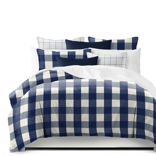 Basic Check Blue Comforter Set Twin - Bed Bath & Beyond - 37606476