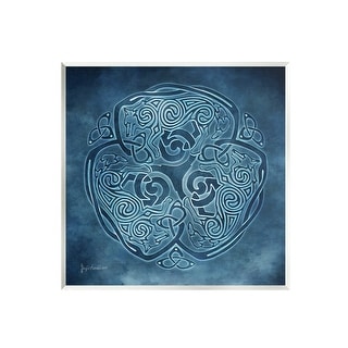 Stupell Blue Celtic Wolf Wall Plaque Art Brigid Ashwood - Bed Bath ...
