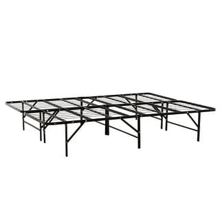 Metal Platform Bed Base - Full Size Mattress Foundation Bed Frame ...