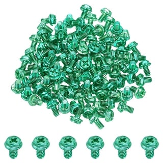 Thread Ground Screws, Green Electrical Grounding Screw Hex Phillips ...