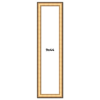 9x44 Frame Gold Plein Aire Solid Wood Picture Frame Width 2 Inches ...
