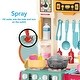 Small Kitchen Toy Set, Children'S Toy Kitchen, with Realistic Lights ...