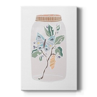 Nature Jar II Premium Gallery Wrapped Canvas - Ready to Hang - Bed Bath ...