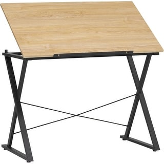 Adjustable Drawing Table with 42-inch Wide Top and Pencil Ledge ...