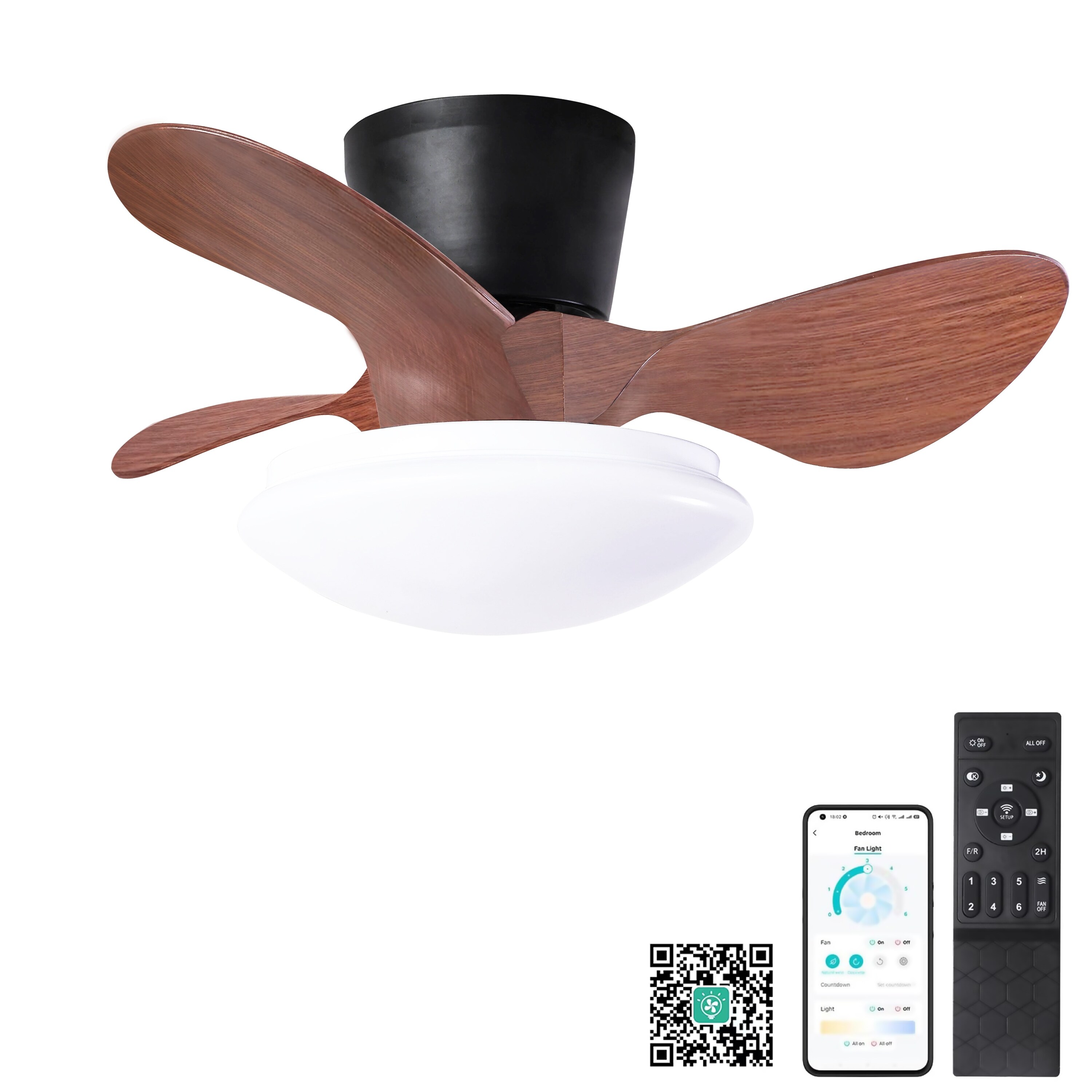 Flush Mount, 21 to 30 Inches Indoor Ceiling Fans - Bed Bath & Beyond