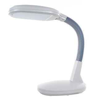 Lavish Home Natural Sunlight LED Desk Lamp, White - Bed Bath & Beyond ...