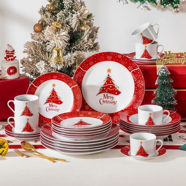 christmas dinnerware