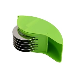 Manual Hand Scallion Chive Mint Cutter with 6 Stainless Steel Blade ...