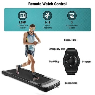 Zenova Walking Pad Treadmill With Wireless Electronic Remote Control ...