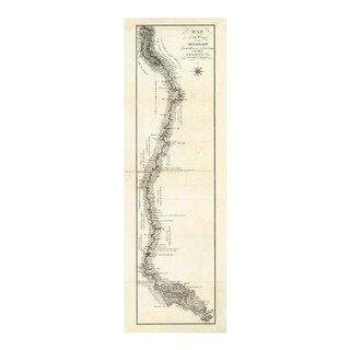Map Of The Course Of The Mississippi From The Missouri 1796 Poster ...