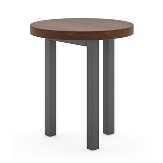Homestyles Merge Brown Wood End Table - 18' x 18' x 20' - Bed Bath ...