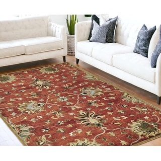 HomeRoots 60 X 96 Sienna Wool Rug - 5' X 8' - Bed Bath & Beyond - 41812739