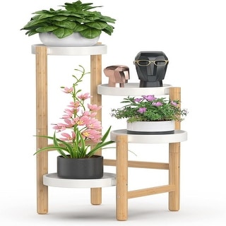 Bamboo Plant Stands Indoor (4 Tier -2) - Bed Bath & Beyond - 39203129