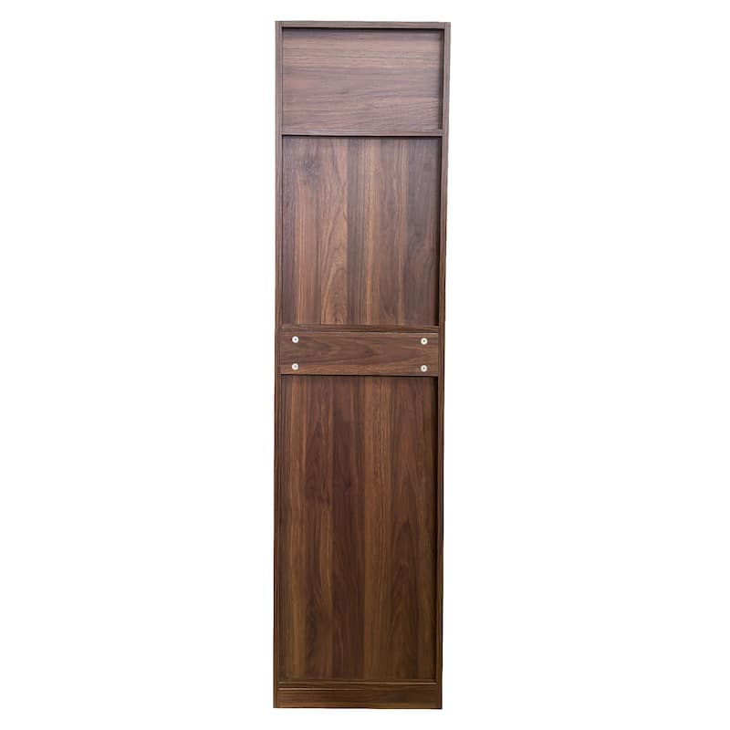 Roomfitters Kitchen Pantry Cabinet with Door Spice Rack Tall Wooden ...