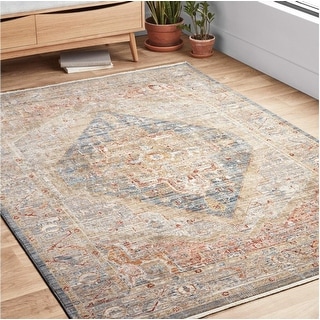 Alexander Home Nichole Collection Traditional Inspired Area Rug - Bed ...