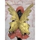 Bronze Metal Figure Of Young Fairy Angel Winged Girl On Green Marble ...