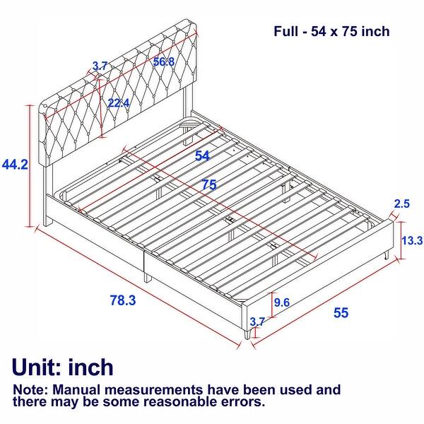 Full Size Velvet Platform Bed Frame with Pneumatic Hydraulic - Bed Bath ...