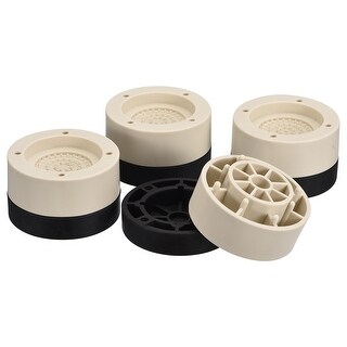 Round Furniture Risers 4 Set, Height Adjustable Bed Lifts Risers - Bed ...