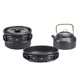 3-Piece Quality Cookware Set, Camping Tableware Cooking Tableware - Bed ...