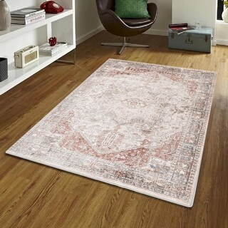 Elaxi Faded Browns Patterned Rug 8'X10' - 8' x 10' - Bed Bath & Beyond ...