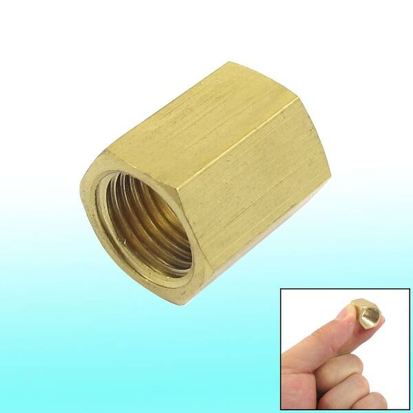 12mm Female Thread Dia Hex Rod Coupling Straight Connector Fitting ...