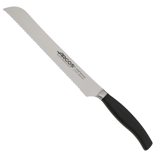 ARCOS Bread Knife 8 Inch Serrated Nitrum Stainless Steel and 200 mm ...