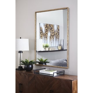 Signature Design by Ashley Ryandale Gold Accent Mirror - 36"W x 1"D x ...