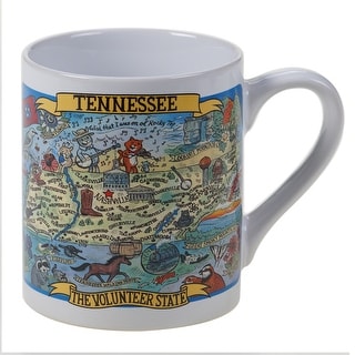 Certified International Tennessee Souvenir Jumbo Mugs (Set of 6) - Bed ...