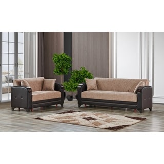 Sofie 2-Pieces Comfortable Sleeper Modern One Sofa One Loveseat Living ...