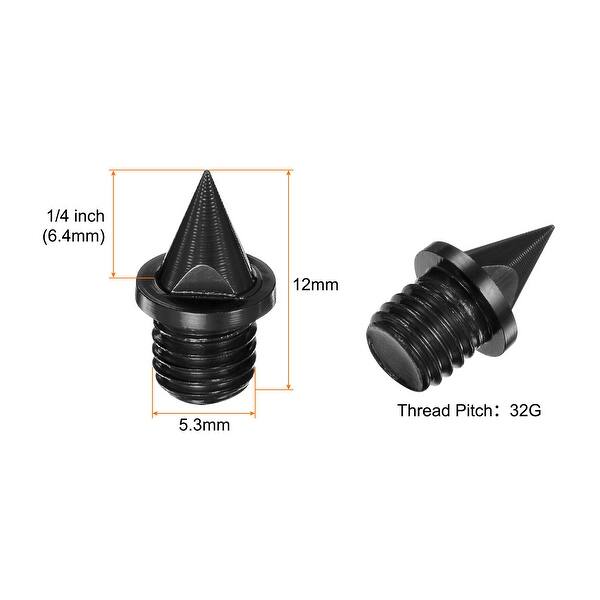 5pcs Track Spikes 1/4 Inch Carbon Steel Lightweight for Track Shoes ...
