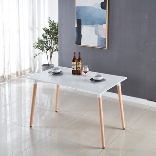 Dining Table, Office Table, White, 46 x 30 x 30 in - Bed Bath & Beyond ...