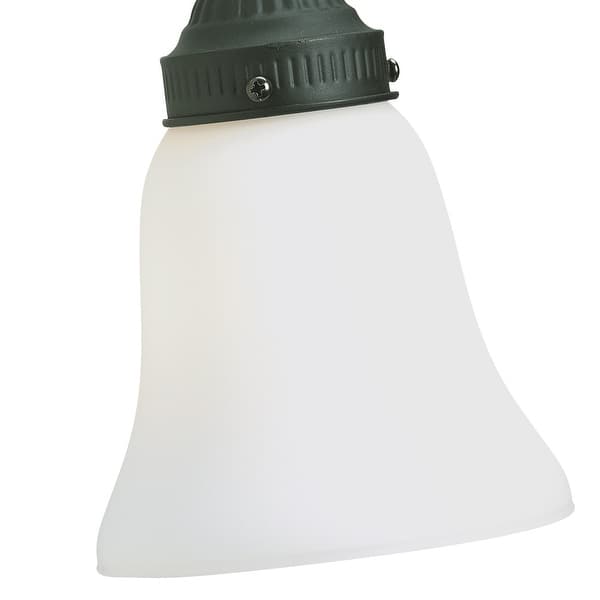 Fanimation White Frosted Glass Shade for 3 or 4 Light Fitters - Bed ...