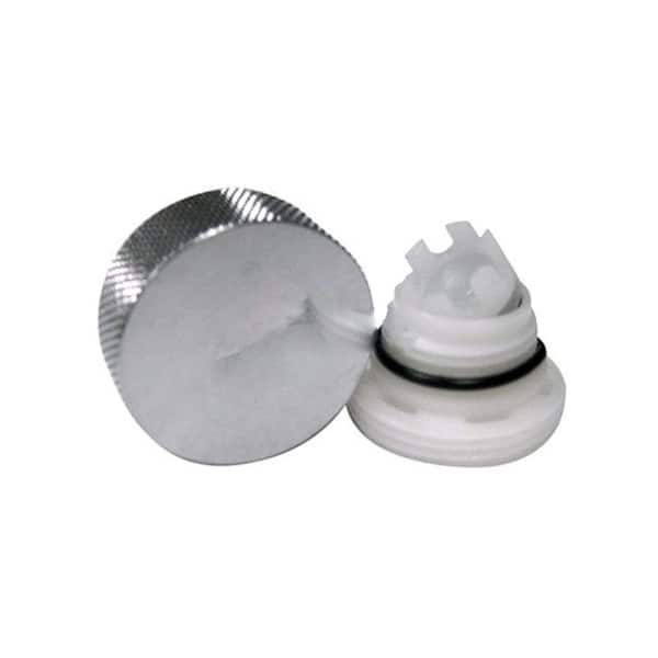 Round Chrome-White Anti-Siphon Repair Kit with Cap Plastic-Stainless ...