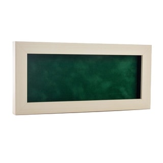 12x24 Shadow Box Frame White Washed Wood | 3/4" Usable Display Depth ...