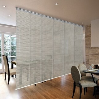 InStyleDesign Ash Regalia 6-Panel Single Rail Panel Track Extendable 70 ...