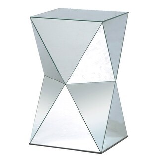 Clear Mirror - Harlequin Mirrored Pedestal Table - Bed Bath & Beyond ...