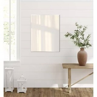 36-in x 30-in Flush Mount Bathroom Wall Mirror - Hang Vertically or ...