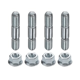 4-Set Chainsaw Bar Studs & Nuts M8 x 1.25 Thread Double End Stud ...