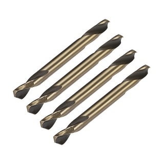 HSS Twist Double End Drill Bits Titanium Coating Straight Shank 4.2mm ...