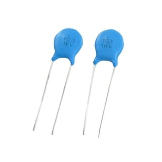 1KV 10000pF DIP High Voltage Ceramic Capacitors 100 Pcs - Blue - Bed ...