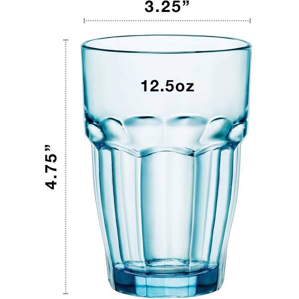 Bormioli Rocco Rock Bar Lounge Beverage Glasses Set of 6 - Bed Bath ...