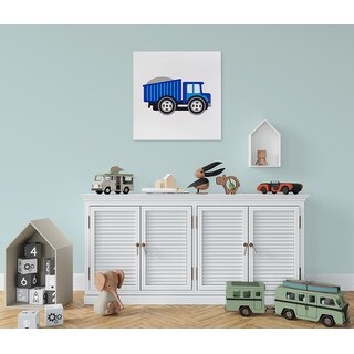 MYLES BLUE TRUCK Canvas Art By Kavka Designs - Bed Bath & Beyond - 31918971