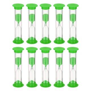 3 Minute Sand Timer, 10Pcs Small Sandy Clock, Count Down Sand Glass ...