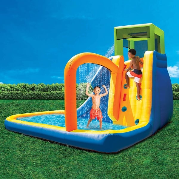 Banzai Splash Falls Water Park Backyard Inflatable Waterfall Slide ...