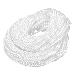 Twisted Nylon Mason Line White 50M/164 Feet 5MM Dia for DIY Projects ...