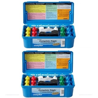 Taylor Swimming Pool Chlorine Bromine Alkalinity Hardness pH DP Test ...